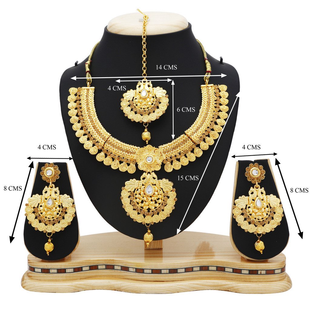 Sukkhi Modish Temple Gold Plated Necklace set For Women Sukkhiglobal