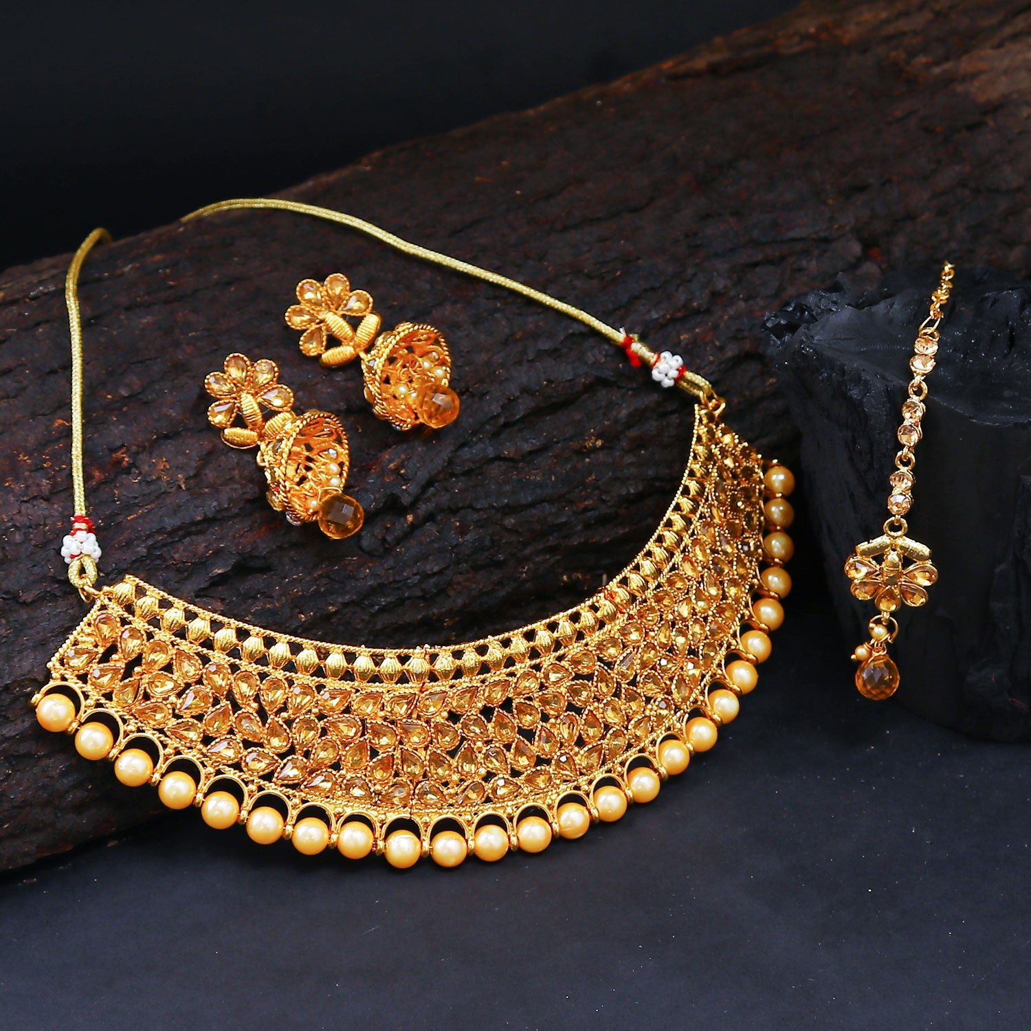 Sukkhi modish gold plated necklace store